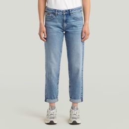 G-Star Raw Boyfriend-Jeans G-STAR "Kate", Damen, Gr. 28, L&auml;nge 34, faded sea point blau, Denim/Jeans, Obermaterial: 94% Baumwolle, 5% Elastomultiester, 1% Elasthan, weit, unten schmal lang, Jeans Boyfriend-Jeans, im 5-Pocket-Stil