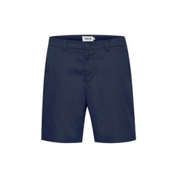 !Solid Chinoshorts SOLID "Chinoshorts SDEldric", Herren, Gr. M, N-Gr, blau (insignia blau), Obermaterial: 65% Polyester PES. 35% Baumwolle CO., Hosen Chinoshorts
