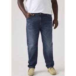 LEVI'S&reg; PLUS Tapered-fit-Jeans LEVI'S PLUS "502 TAPER B&T", Herren, Gr. 46, L&auml;nge 32, blau expanse, Denim/Jeans, Obermaterial: 99% Baumwolle, 1% Elasthan, bequem lang, Jeans Tapered-fit-Jeans, mit Stretch