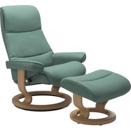 Relaxsessel stressless "View", gr&uuml;n (aqua gr&uuml;n paloma), B:78cm H:105cm T:78cm, Leder BATICK: BATICK ist ein leicht korrigiertes, durchgef&auml;rbtes und genarbtes M&ouml;belleder, bei dem die meisten Unebenheiten und Spuren in der Regel entfernt wurden.;Leder PALOMA: PALOMA ist ein durchgef&auml;rbtes Semianilin-M&ouml;belleder mit nat&uuml;rlicher Narbung.;ROHLEDER Stoff Q2 FARON: Ein fester zuverl&auml;ssiger Boucl&eacute; mit eine