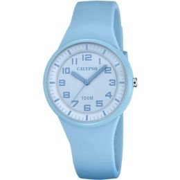 Quarzuhr Calypso Watches "Trendy", blau (hellblau), Armbanduhren, Damen, Quarzuhr, Armbanduhr, Damenuhr, analog