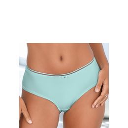 Panty Lascana "Tiziana", Damen, Gr. 36/38, t&uuml;rkis, Spitze, Obermaterial: 84% Polyamid, 16% Elasthan, Unterhosen Panty, mit modischer Zierkante und h&uuml;bschen Accessoires, Topseller
