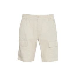 Shorts Blend "Shorts BHWoven", Herren, Gr. M, N-Gr, beige (oyster gray), Obermaterial: 51% Leinen LI. 49% Baumwolle CO., Hosen Shorts