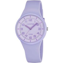 Quarzuhr Calypso Watches "Trendy", lila (helllila, lila), Armbanduhren, Damen, Quarzuhr, Armbanduhr, Damenuhr, analog