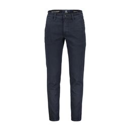 Chinohose Lerros, Herren, Gr. 30, L&auml;nge 34, blau (classic navy), Web, Obermaterial: 90% Baumwolle, 7% Polyester, 3% Elasthan, unifarben, slim fit lang, Hosen Chinohose, mit paspelierten Ges&auml;&szlig;taschen