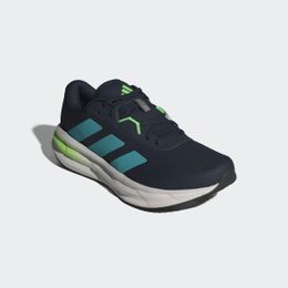 Laufschuh adidas Performance "GALAXY 7", Herren, Gr. 46, aurora ink, mint ton, lime burst, Synthetik, Textil, Schuhe Laufschuh