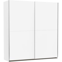 Schwebet&uuml;renschrank Rauch "Kleiderschrank Schrank Garderobe W&auml;scheschrank SATURN", wei&szlig; (alpinwei&szlig;), B:175cm H:191cm T:59cm, Holzwerkstoff, Schr&auml;nke, Schwebet&uuml;renschrank, zeitlose Farbkombinationen, B/H/T: 218/191/59 cm MADE IN GERMANY