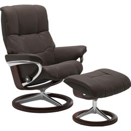 Relaxsessel stressless "Mayfair", braun (braun batick), B:83cm H:102cm T:73cm, Leder BATICK: BATICK ist ein leicht korrigiertes, durchgef&auml;rbtes und genarbtes M&ouml;belleder, bei dem die meisten Unebenheiten und Spuren in der Regel entfernt wurden.;Leder PALOMA: PALOMA ist ein durchgef&auml;rbtes Semianilin-M&ouml;belleder mit nat&uuml;rlicher Narbung.;ROHLEDER Stoff Q2 FARON: Ein fester zuverl&auml;ssiger Boucl&eacute; mit eine