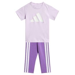adidas Sportswear Trainingsanzug 'Essentials' Jungen Gr&ouml;&szlig;e 74 lila / lavendel / wei&szlig;