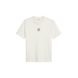 Marc O'Polo T-Shirt MARC O'POLO, Herren, Gr. XXL, wei&szlig; (egg wei&szlig;), Single Jersey, Obermaterial: 100% Baumwolle, regular fit, Rundhals, Shirts T-Shirt