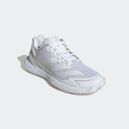 Tennisschuh adidas Performance "DEFIANT SPEED 2 CLAY", Damen, Gr. 42, wei&szlig; (cloud wei&szlig;, cloud wei&szlig;, grau one), Synthetik, Textil, Schuhe Tennisschuh, Sandplatzschuhe f&uuml;r Aschepl&auml;tze, Topseller