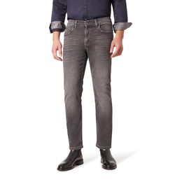 Straight-Jeans "Rando Dicke N&auml;hte", Herren, Gr. 30, L&auml;nge 30, grau used whisker, Denim/Jeans, Obermaterial: 98% Baumwolle, 2% Elasthan, Pioneer Authentic Jeans, Jeans Straight-Jeans