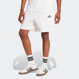 Shorts adidas Sportswear "FUTURE ICONS SMALL LOGO", Herren, Gr. L, N-Gr, wei&szlig; (wei&szlig;, normal, gr.), Obermaterial: 68% Baumwolle, 32% Polyester, Hosen Shorts