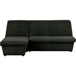 Ecksofa "LOOKS VIII L-Form", gr&uuml;n, B:214cm H:92cm T:168cm, 100% Polyester, LOOKS by Wolfgang Joop, Sofas, Ecksofa, Quersteppung, ohne Armlehnen, in zwei verschiedenen Gr&ouml;&szlig;en