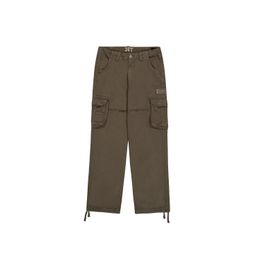 Cargohose Alpha Industries "Jet Pant", Herren, Gr. 38, Normalgr&ouml;&szlig;en, grau (grauschwarz), Obermaterial: 100% Baumwolle; Futter: 100% Baumwolle, Hosen Cargohose