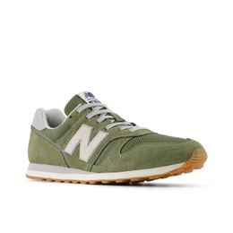 Sneaker New Balance "373", Herren, Gr. 45, schwarz olivine, Leder, Synthetik, Textil, Schuhe Sneaker, Topseller