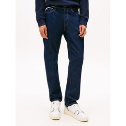Slim-fit-Jeans Tommy Jeans "Ryan Regular Slim Straight", Herren, Gr. 36, L&auml;nge 30, blau (denim schwarz4), Denim/Jeans, Obermaterial: 99% Baumwolle, 1% Elasthan, regular fit lang, Jeans Slim-fit-Jeans, Slim‑Straight‑Jeans aus hochwertigem Denim regul&auml;rer Leibh&ouml;he