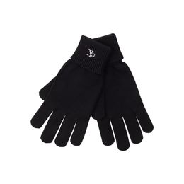 Strickhandschuhe Calvin Klein "CK FINE RIB GLOVES", Damen, grau (chateau gray), Strick, Viskosemischung, unifarben, Handschuhe Strickhandschuhe, Fingerhandschuhe