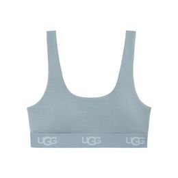 UGG Australia Bralette UGG "Gwendolynn Bralette", Damen, Gr. XXL (44), N-Gr, blau (cove), Jersey, Obermaterial: 90% Viskose (LENZING&trade; ECOVERO&trade;), 10% Elasthan, unifarben, k&ouml;rpernah, BHs Bralette