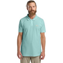 Poloshirt Jack Wolfskin "ESSENTIAL POLO M", Herren, Gr. XL (54/56), gr&uuml;n (soft, jade), Obermaterial: 100% Baumwolle, Shirts Poloshirt