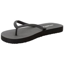 O`Neill Zehentrenner O'NEILL "PROFILE SMALL LOGO SANDALS WOMEN", Damen, Gr. 39, schwarz, Synthetik, Schuhe Zehentrenner