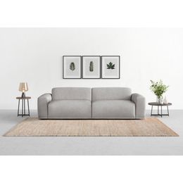 Big-Sofa Trendmanufaktur "Braga, mit hochwertigem Kaltschaum, Megasofa, in Cord erh&auml;ltlich", silber, B:254cm H:72cm T:107cm, 92% Polyester, 8% Nylon, Sofas, Big-Sofa, modernes Big-Sofa, Couch mit hohem Sitzkomfort, 254/72/107 cm (B/H/T)