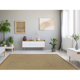 Sisalteppich Dekowe "Mara S2 mit Bord&uuml;re Spezial", braun (nuss), B:160cm H:5mm L:160cm, Sisal, Teppiche, Sisalteppich, 100% Sisal, auch als L&auml;ufer, Wohnzimmer