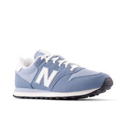Sneaker New Balance "500", Damen, Gr. 37, grau, sea salt, Leder, Textil, mehrfarbig, Schuhe Sneaker