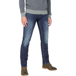 PME-Legend Regular-fit-Jeans PME LEGEND "Nightflight PTR120", Damen, Gr. 32, L&auml;nge 30, blau, Denim/Jeans, Obermaterial: 93% Baumwolle, 6% Polyester, 1% Elasthan, regular fit lang, Jeans Regular-fit-Jeans, in verschiedenen Waschungen - Regular Fit