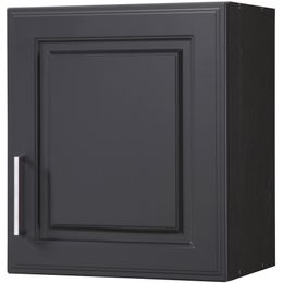 H&auml;ngeschrank KOCHSTATION "KS-Stockholm", grau (grau, grafit), B:50cm H:57cm T:34cm, Holzwerkstoff, MDF, Schr&auml;nke, H&auml;ngeschrank, hochwertige MDF-Fronten
