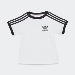 T-Shirt adidas originals "3STRIPES TEE", Jungen, Gr. 62, wei&szlig;, Obermaterial: 100% Baumwolle, Rundhals, Shirts T-Shirt