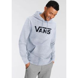 Kapuzensweatshirt Vans "Vans CLASSIC PULLOVER", Herren, Gr. XL, grau (light grau h), Sweatware, Obermaterial: 100% Baumwolle, Rippb&uuml;ndchen, Sweatshirts Kapuzensweatshirt, Hoodie, Kapuzenpullover mit gro&szlig;em Logoprint