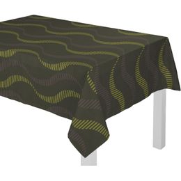 Tischdecke WIRTH "LUPARA" Gr. 5, gr&uuml;n, B:130cm L:220cm, Baumwolle, Polyester, Tischdecken, Tischdecke