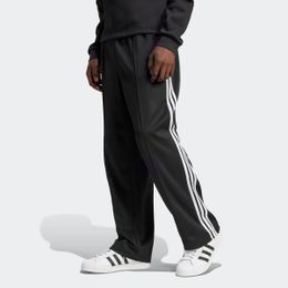 Sporthose adidas originals "ADICOLOR BAGGY FIT FIREBIRD", Herren, Gr. XL, N-Gr, schwarz (schwarz, normal, gr.), Obermaterial: 52% Baumwolle, 48% Polyester, Hosen Sporthose