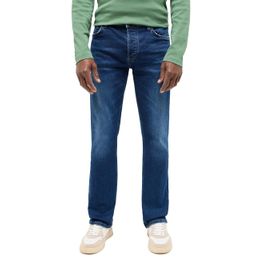 Straight-Jeans Mustang "Style Michigan", Herren, Gr. 36, L&auml;nge 30, grau (medium schwarz), Denim/Jeans, Obermaterial: 100% Baumwolle, normal lang, Jeans Straight-Jeans