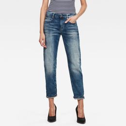 G-Star Raw Boyfriend-Jeans G-STAR "Kate", Damen, Gr. 26, L&auml;nge 28, blau (vintage azure), Denim/Jeans, Obermaterial: 98% Baumwolle, 2% Elasthan, weit, unten schmal lang, Jeans Boyfriend-Jeans, im 5-Pocket-Stil
