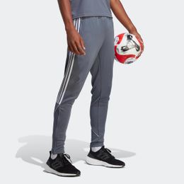 Trainingshose adidas Performance "TIRO 23 LEAGUE", Herren, Gr. 3XL, N-Gr, grau (team onix, normal, gr.), Obermaterial: 100% Polyester, bestickt, gestreift, Hosen Trainingshose
