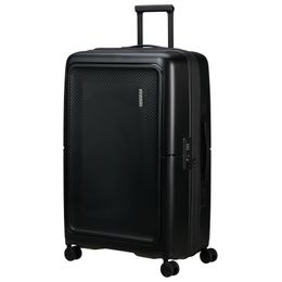 Hartschalen-Trolley American Tourister "DASHPOP 77", Damen, Gr. B/H/T: 50cm x 77cm x 33cm 104 l, schwarz (true schwarz), Polypropylen, Koffer Hartschalen-Trolley, Koffer gro&szlig; Reisekoffer TSA-Zahlenschloss Aufgabegep&auml;ck