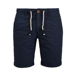 Shorts Blend "Shorts BHLias", Herren, Gr. 3XL, N-Gr, blau (navy), Obermaterial: 55% Leinen LI. 45% Baumwolle CO., Hosen Shorts