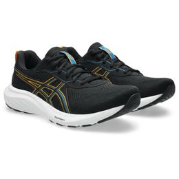 Laufschuh asics "GEL-CONTEND 9", Herren, Gr. 44, schwarz, yamabuki, Synthetik, Schuhe Laufschuh, mehr D&auml;mpfung, Topseller