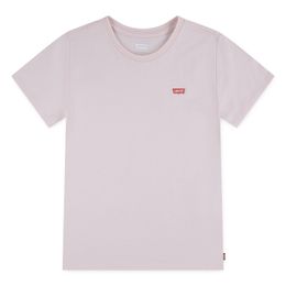 T-Shirt LEVI'S KIDS "LVG BATWING CHEST HIT TEE", M&auml;dchen, Gr. 16 (164), crystal pink, Jersey, Obermaterial: 100% Baumwolle, unifarben, Basic schmal h&uuml;ftlang, Rundhals, abgesteppte Kante, Shirts T-Shirt, mit Logo Print for GIRLS