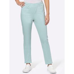 Jeansjeggings Classic Basics, Damen, Gr. 23, Kurzgr&ouml;&szlig;en, gr&uuml;n (mint), 98% Baumwolle, 2% Elasthan, unifarben, lang, Jeans Jeansjeggings