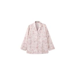 Mango Schlafshirt 'Pelic' Damen Gr&ouml;&szlig;e L pink / wei&szlig;