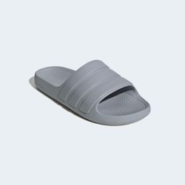 Badesandale adidas Sportswear "FLOW ADILETTE", Gr. 37, silber (halo silber, halo silber, halo silber), Synthetik, Schuhe Badesandale, Badelatschen