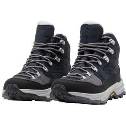 Wanderschuh Jack Wolfskin "CYROX TEXAPORE MID W", Damen, Gr. 37, grau (graphite), Synthetik, Textil, Schuhe Wanderschuh, Wasserdicht, Trekkingschuh