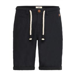 Shorts Blend "Shorts BHLias", Herren, Gr. M, N-Gr, schwarz, Obermaterial: 55% Leinen LI. 45% Baumwolle CO., Hosen Shorts