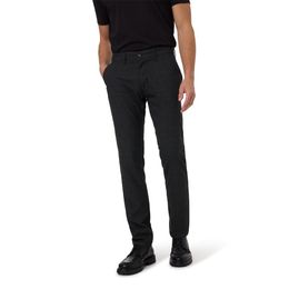 Chinohose "Chino Enzo", Herren, Gr. 31, L&auml;nge 32, grau (dunkelgrau), Web, Obermaterial: 67% Polyester, 31% Viskose, 2% Elasthan, Pioneer Authentic Jeans, kariert, straight fit lang, Hosen Chinohose