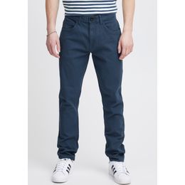 Stoffhose Blend "BHEdford pants", Herren, Gr. 33, L&auml;nge 34, blau (ensign blau), Web, Obermaterial: 98% Baumwolle, 2% Elasthan, unifarben, regular fit kn&ouml;chellang, Hosen Stoffhose