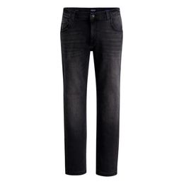 Straight-Jeans "Rando", Herren, Gr. 40, L&auml;nge 34, dunkelgrau washed, Denim/Jeans, Obermaterial: 91% Baumwolle, 9% Elasthan, Pioneer Authentic Jeans, regular fit lang, Jeans Straight-Jeans