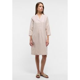 Blusenkleid Eterna "LOOSE FIT", Damen, Gr. 40, Normalgr&ouml;&szlig;en, sand, 59% Baumwolle, 41% Leinen, l&auml;ssig geschnitten, Kleider Blusenkleid